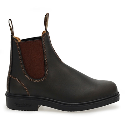 Blundstone Unisex CHISEL TOE brown pull-on bo | SoftMoc.com