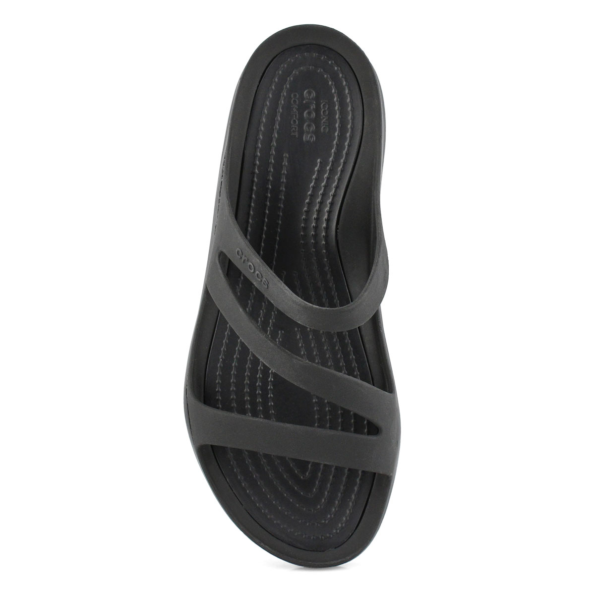 Crocs Swiftwater Sandal W Black/black Womens Slide Size 6m for sale ...