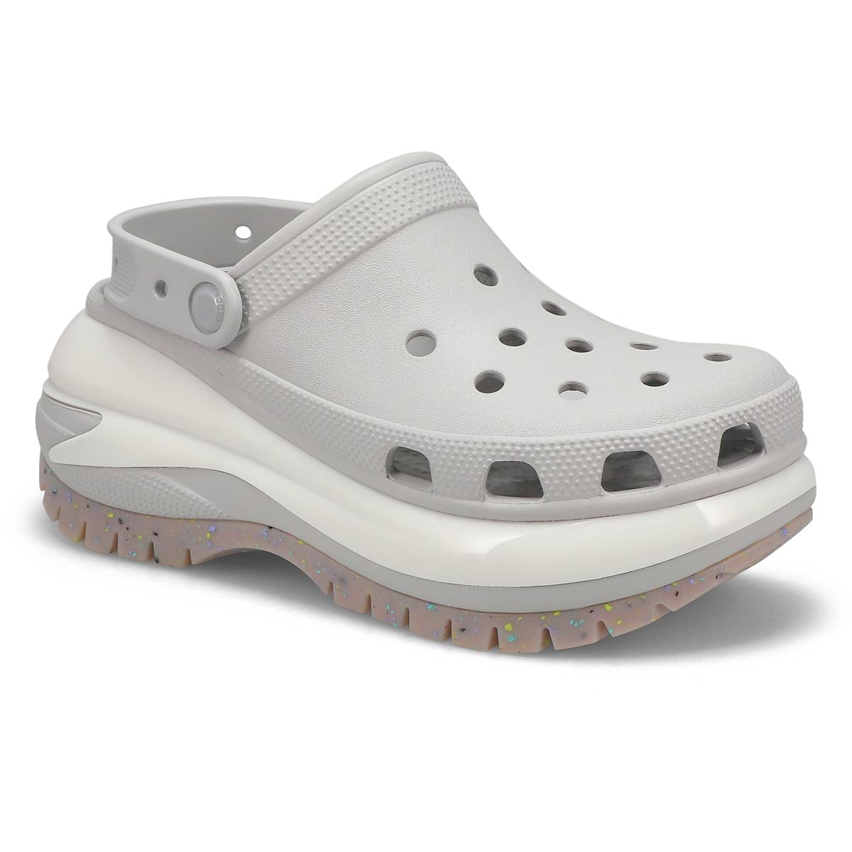Crocs Classic 207988-5Q6 Unisex Moon Jelly Comfort Mega Crush Clogs 9W ...