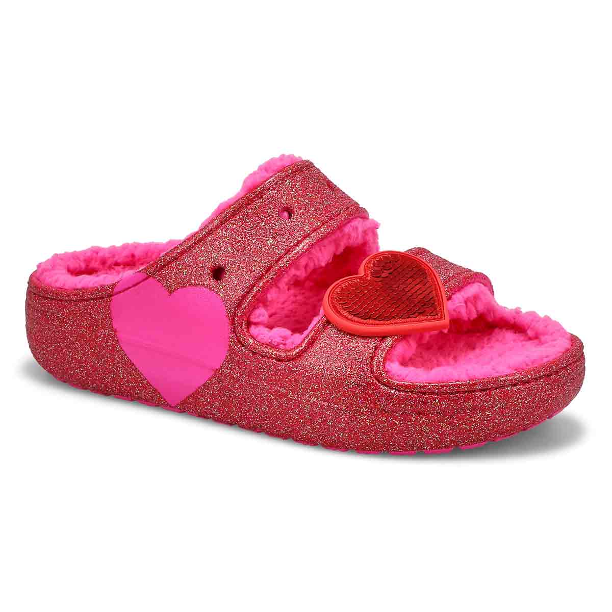 Crocs Women's Classic Cozzzy Slide Sandal -Bl | SoftMoc.com