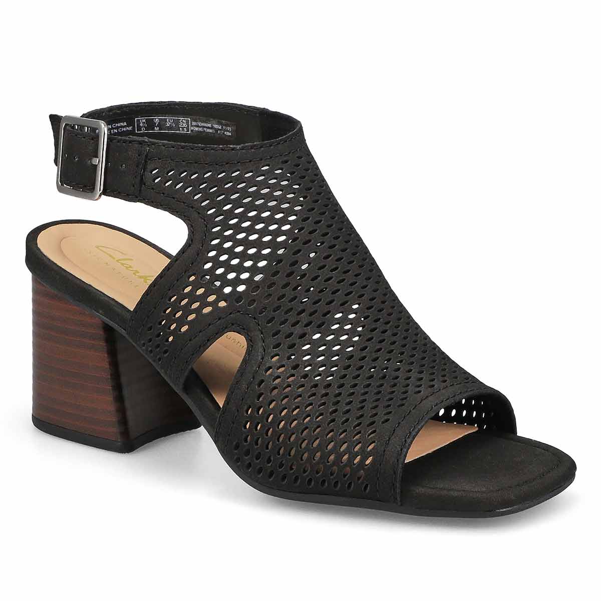 Clarks Women's Siara65 Flow Dress Heel - Bla | SoftMoc.com