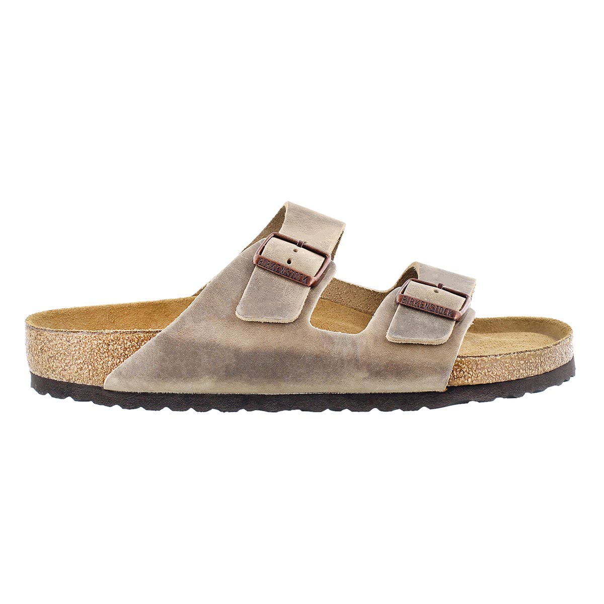 Birkenstock Men's Arizona SF 2-Strap Soft Cork Footbed Sandal