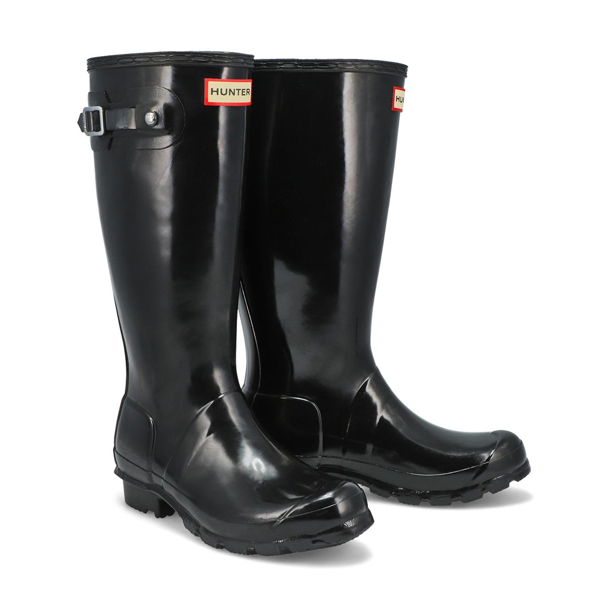 Hunter Girls Original Gloss Rain Boot Blac