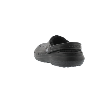 Crocs Men's CLASSIC LINED black comfort clogs | SoftMoc.com