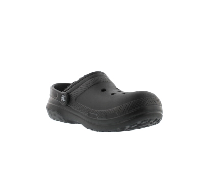 Crocs Men's CLASSIC LINED black comfort clogs | SoftMoc.com