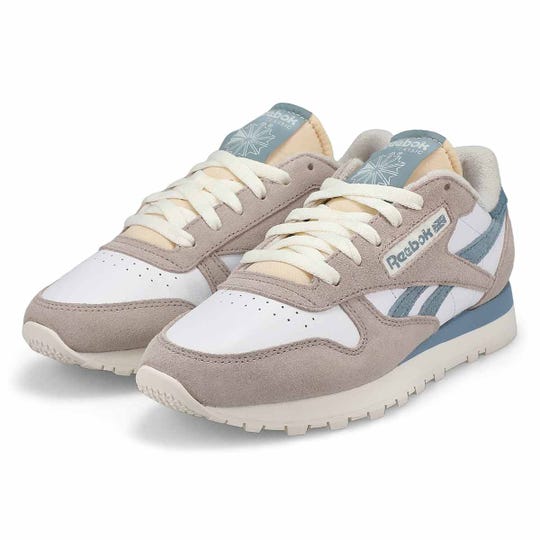 Reebok Women's Classic Leather Lace Up Sneake | SoftMoc.com