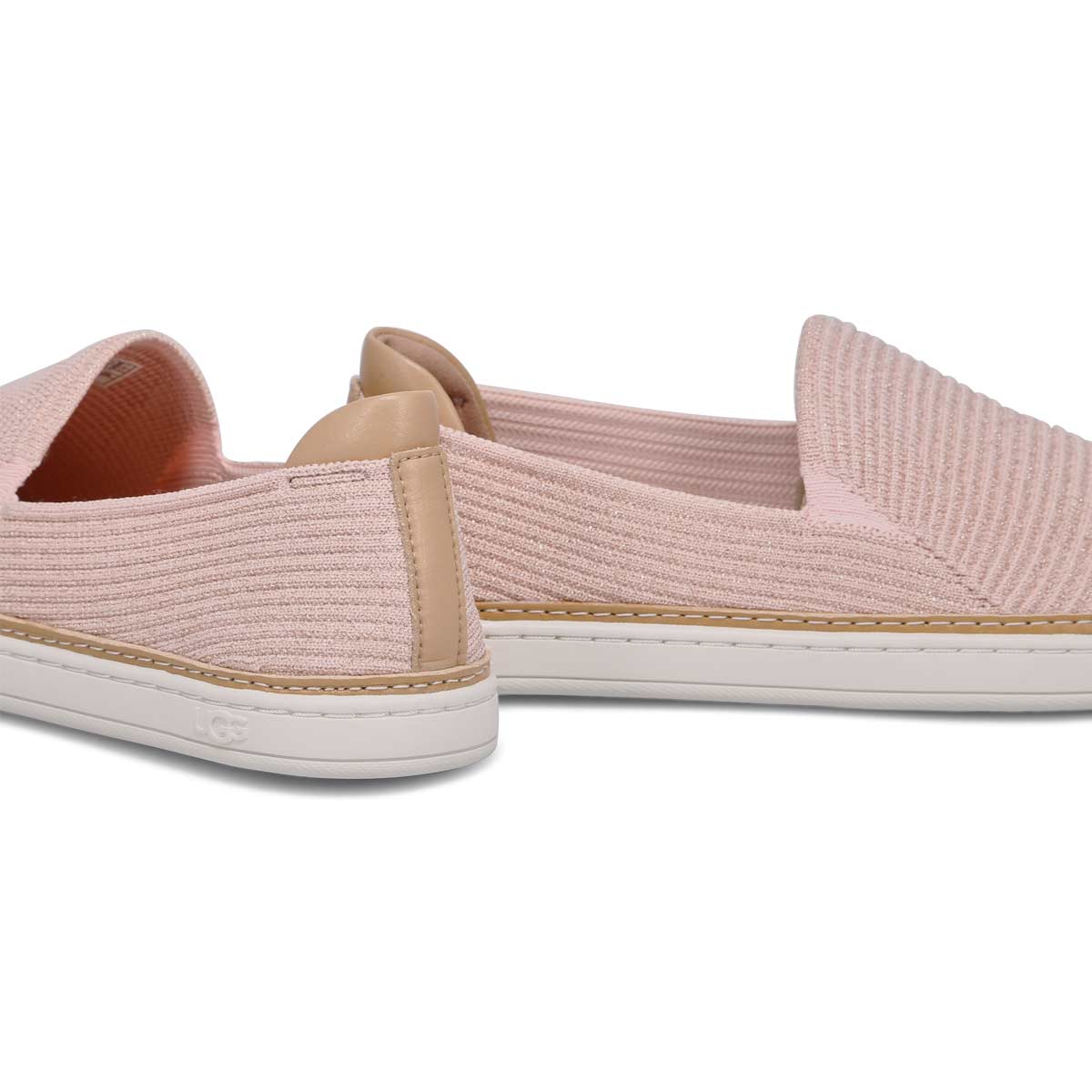 UGG Sammy Shoes Women s 6 Rose Rose Gold Rib Knit