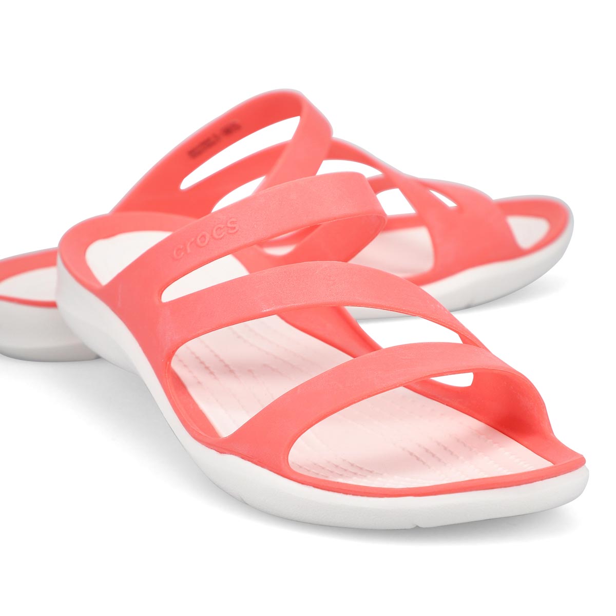 Crocs Women's Swiftwater Slide Sandal - Black | SoftMoc.com