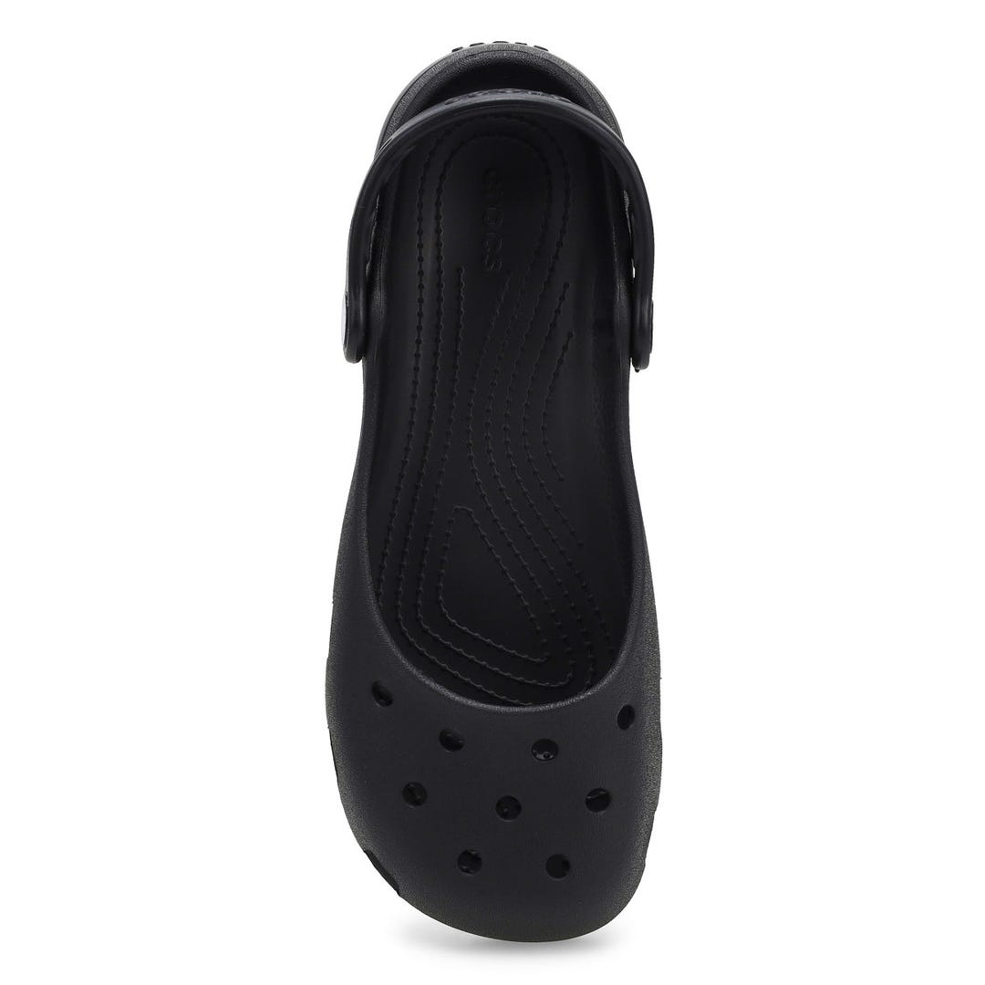 Crocs Women's Classic Ballet EVA Flat - Blac | SoftMoc.com