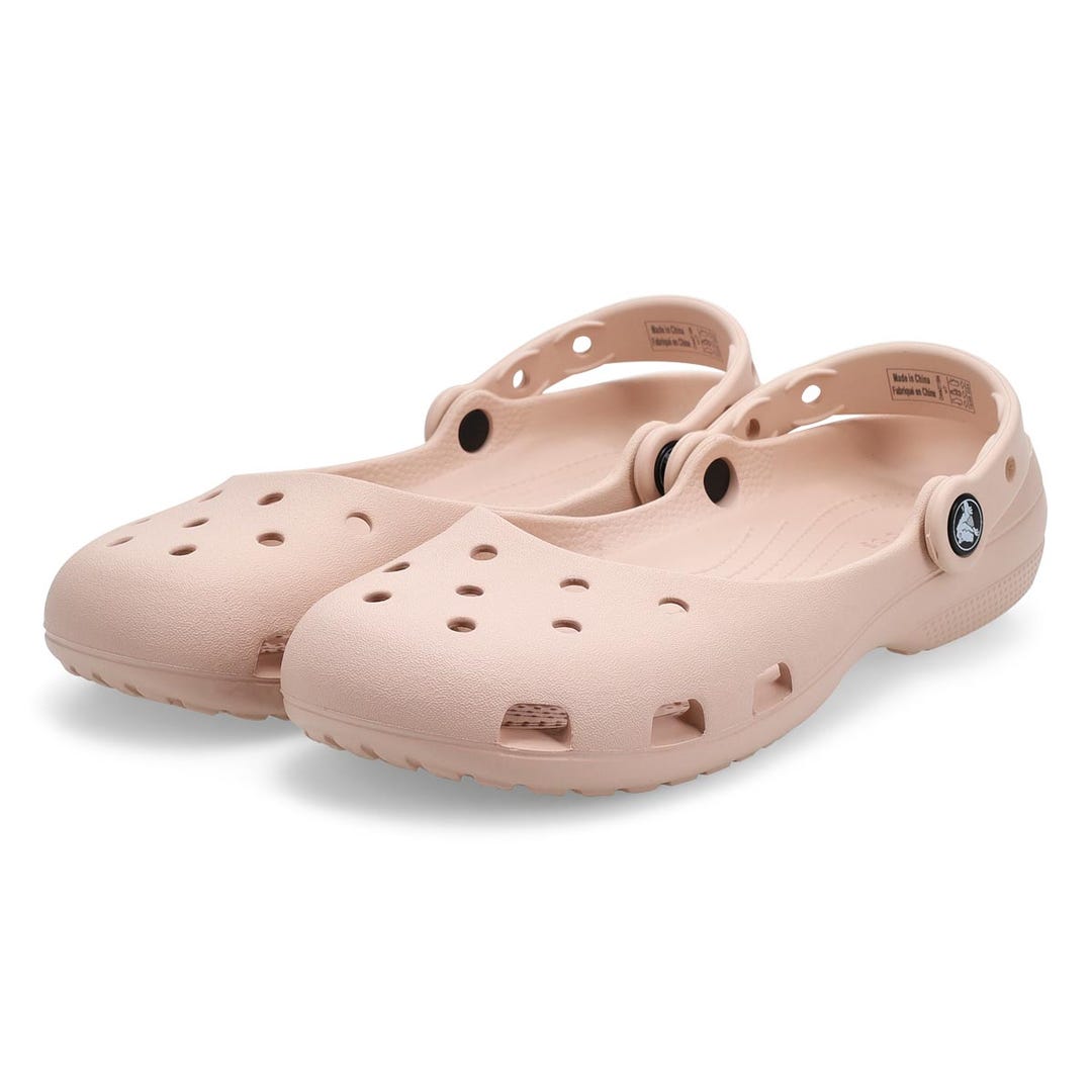 Crocs Women's Classic Ballet EVA Flat - Blac | SoftMoc.com