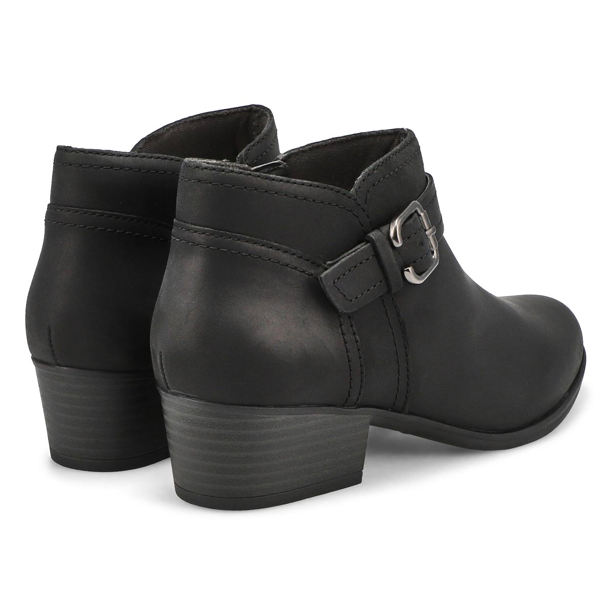 Clarks Womens Adreena Mid Ankle Boot Black
