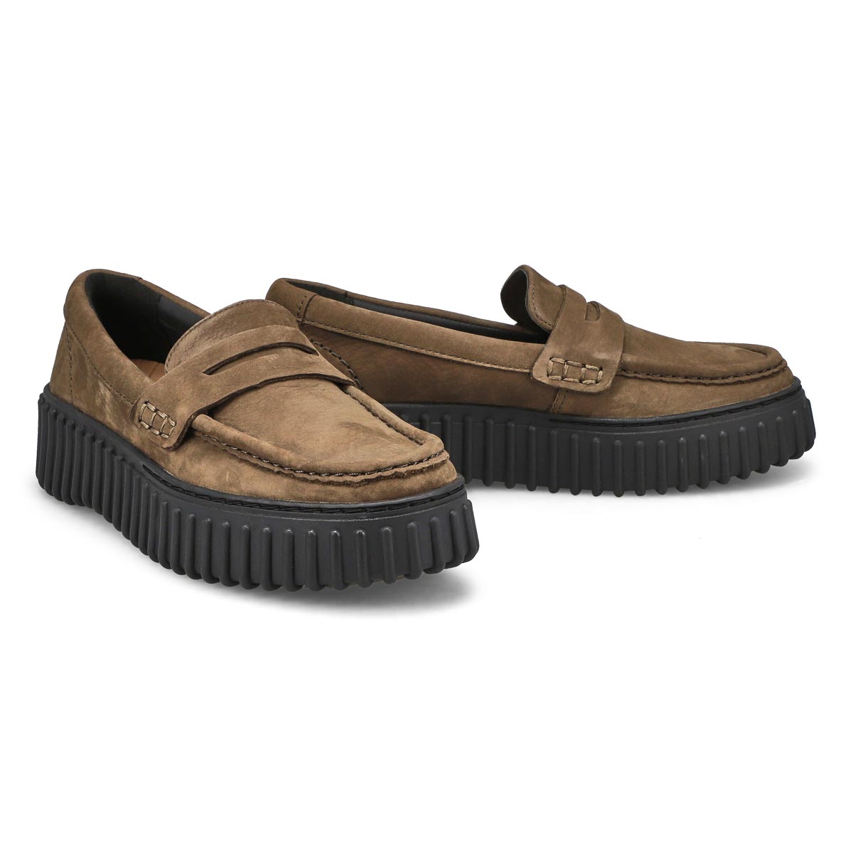 Clarks Women's Torhill Penny Platform Loafer | SoftMoc USA