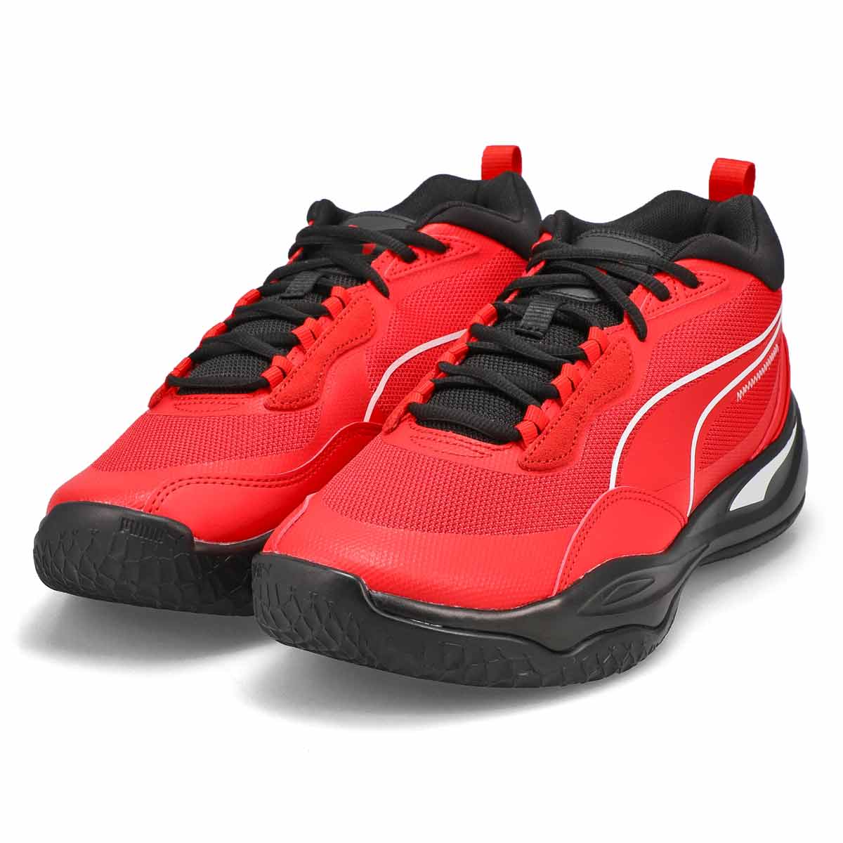 Puma Mens' Playmaker Pro Lace Up Sneaker- Bla | SoftMoc.com