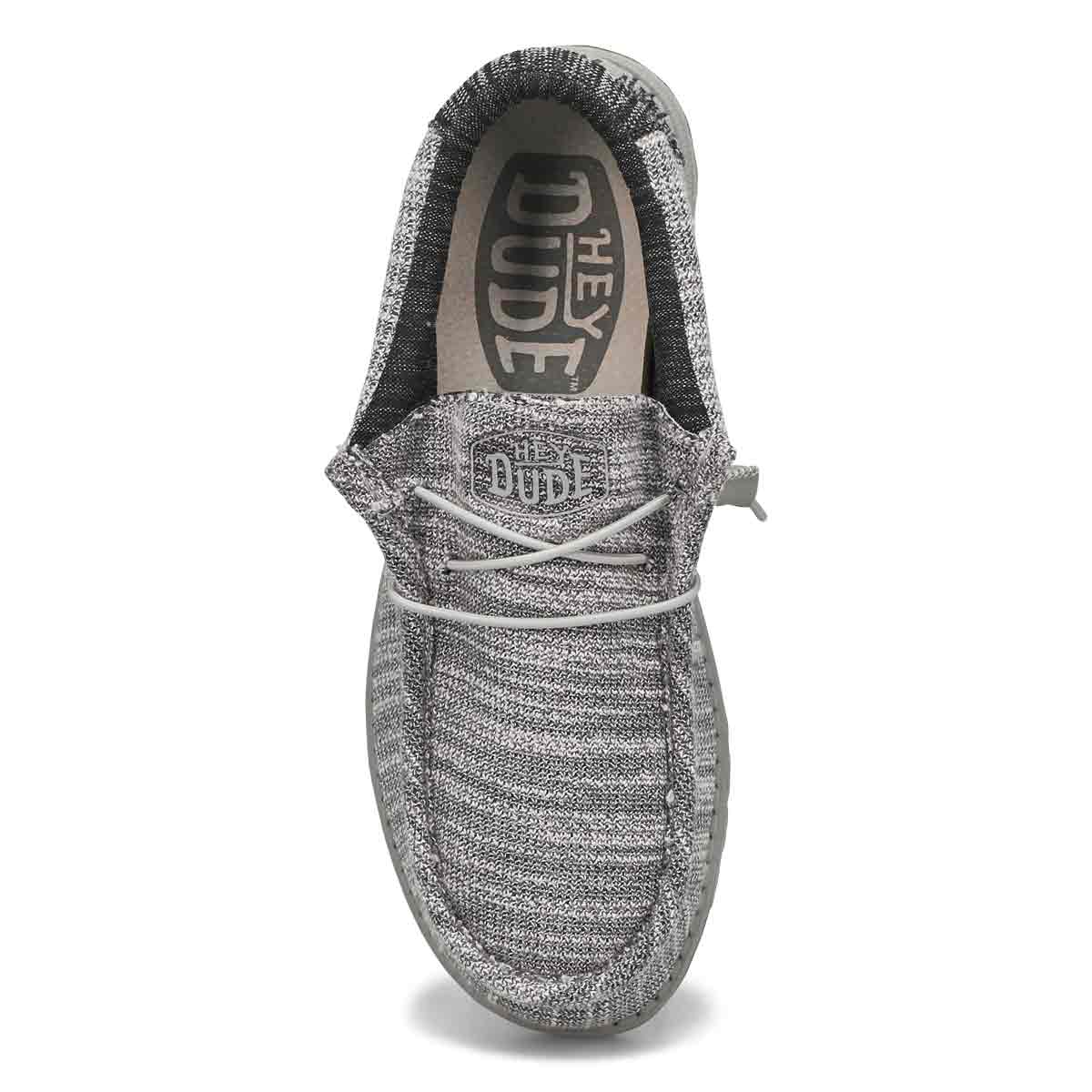 HEYDUDE Men's Wally Stretch Casual Shoe - Met | SoftMoc.com