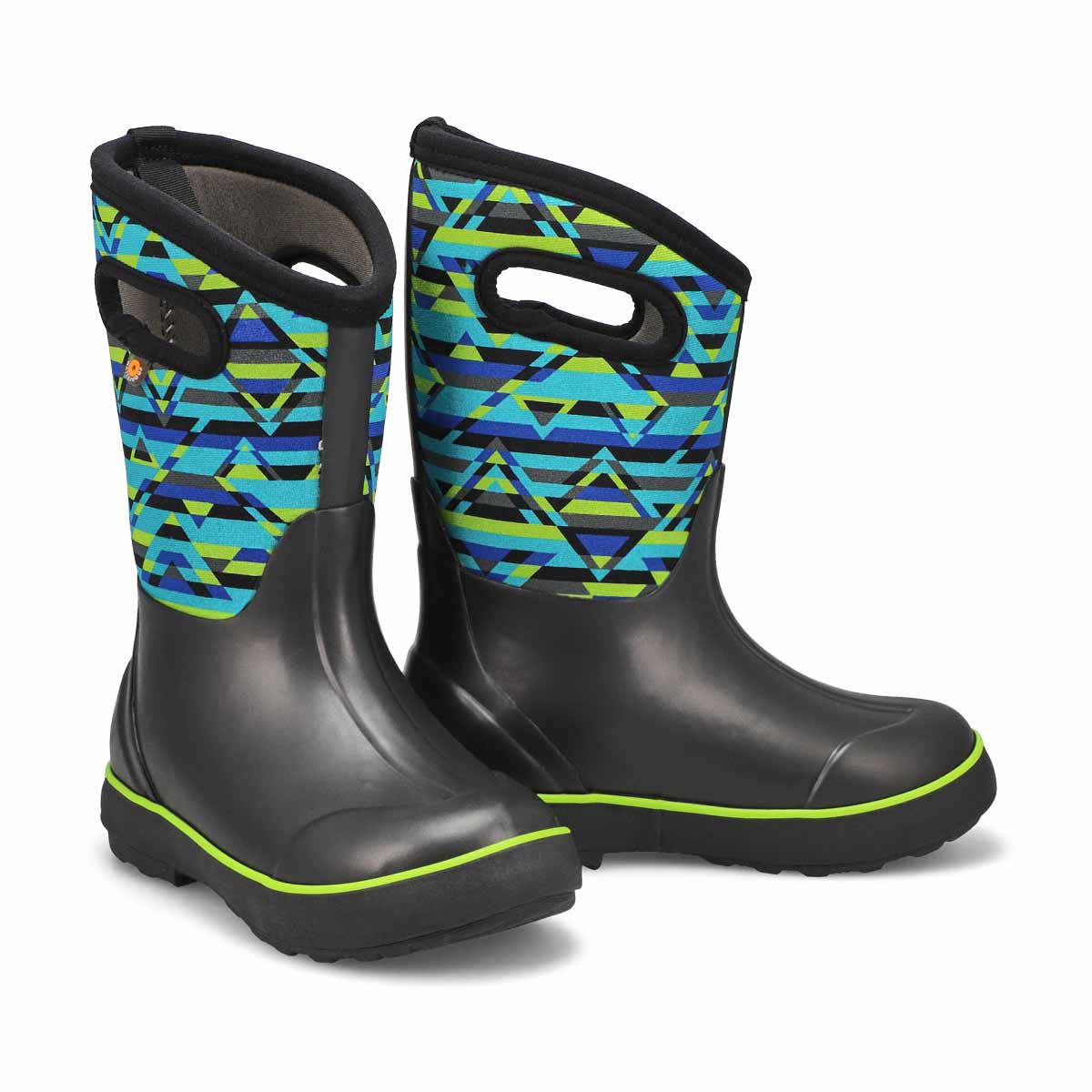 Bogs Kids' Classic II Solid Boot - Black | SoftMoc.com