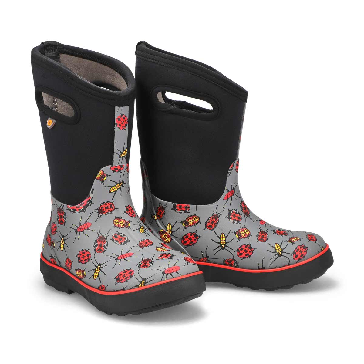 Bogs Kids' Classic II Solid Boot - Black | SoftMoc.com