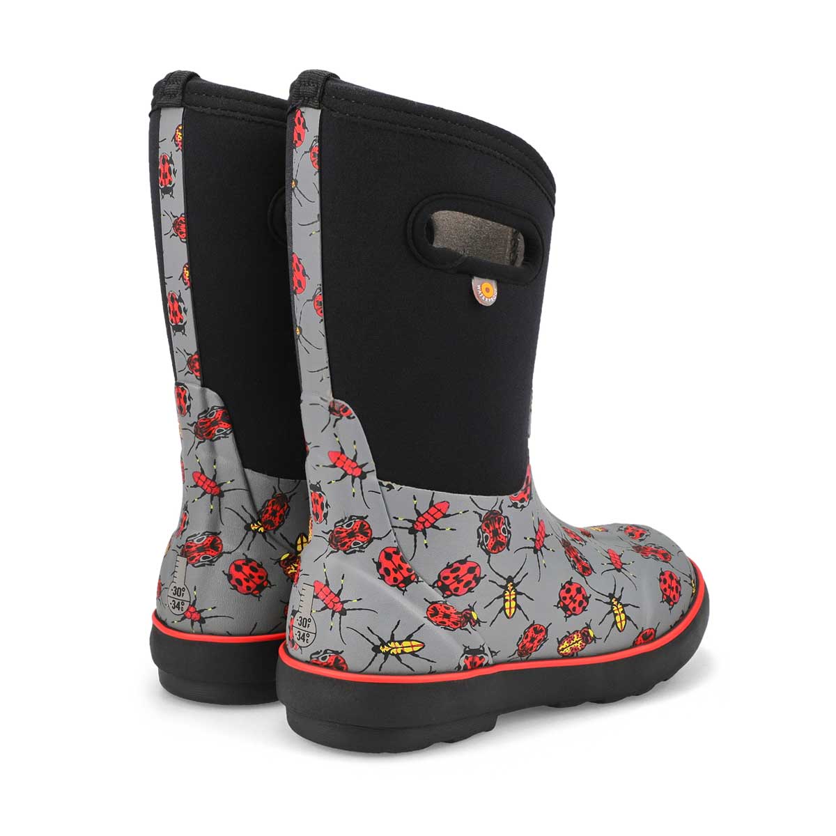 Bogs Kids' Classic II Solid Boot - Black | SoftMoc.com