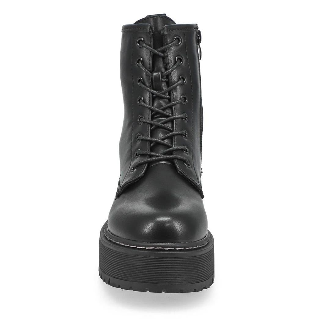 Steve Madden Women's Bolero Combat Boot - Bla | SoftMoc.com