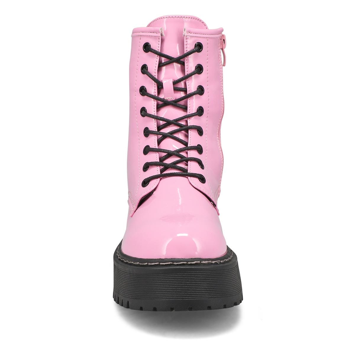 Steve Madden Women's Bolero Combat Boot - Bla | SoftMoc.com