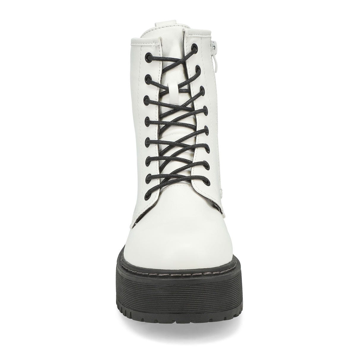 Steve Madden Women's Bolero Combat Boot - Bla | SoftMoc.com