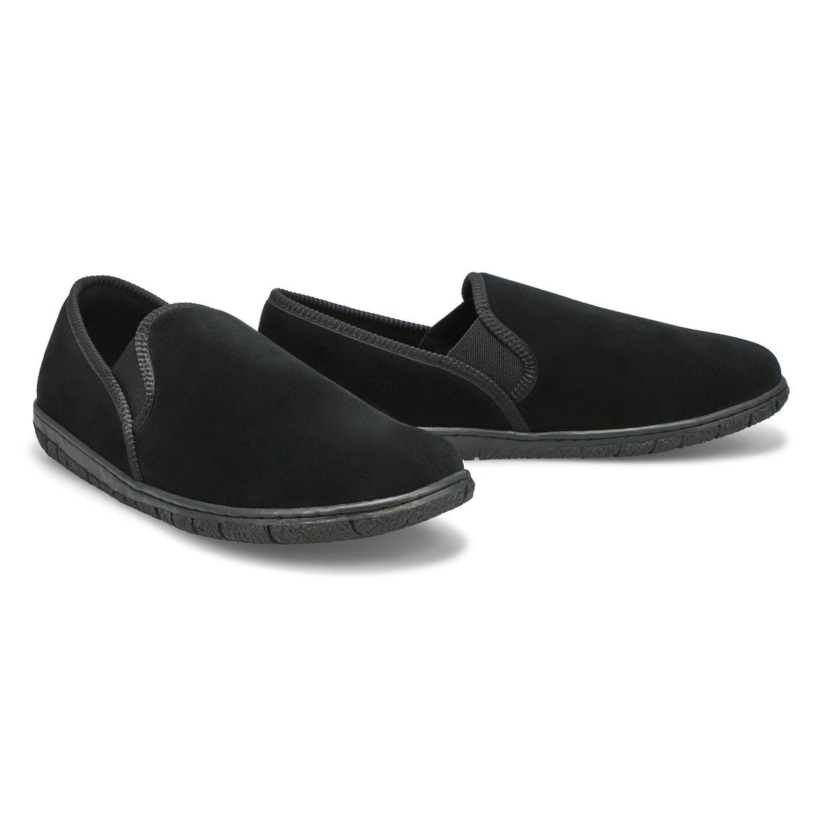 SoftMoc Men's Carlos Closed Back Slipper - Br | SoftMoc.com