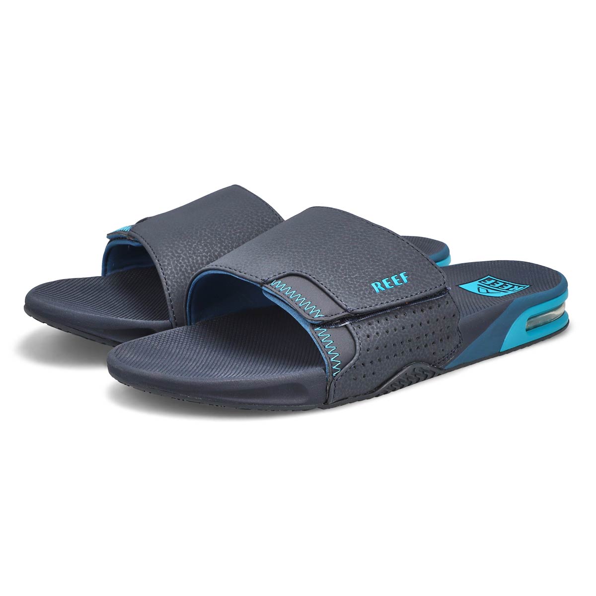 Reef Fanning Reef Men's Fanning Slide - Shadow - 9 Mens Beach Slides