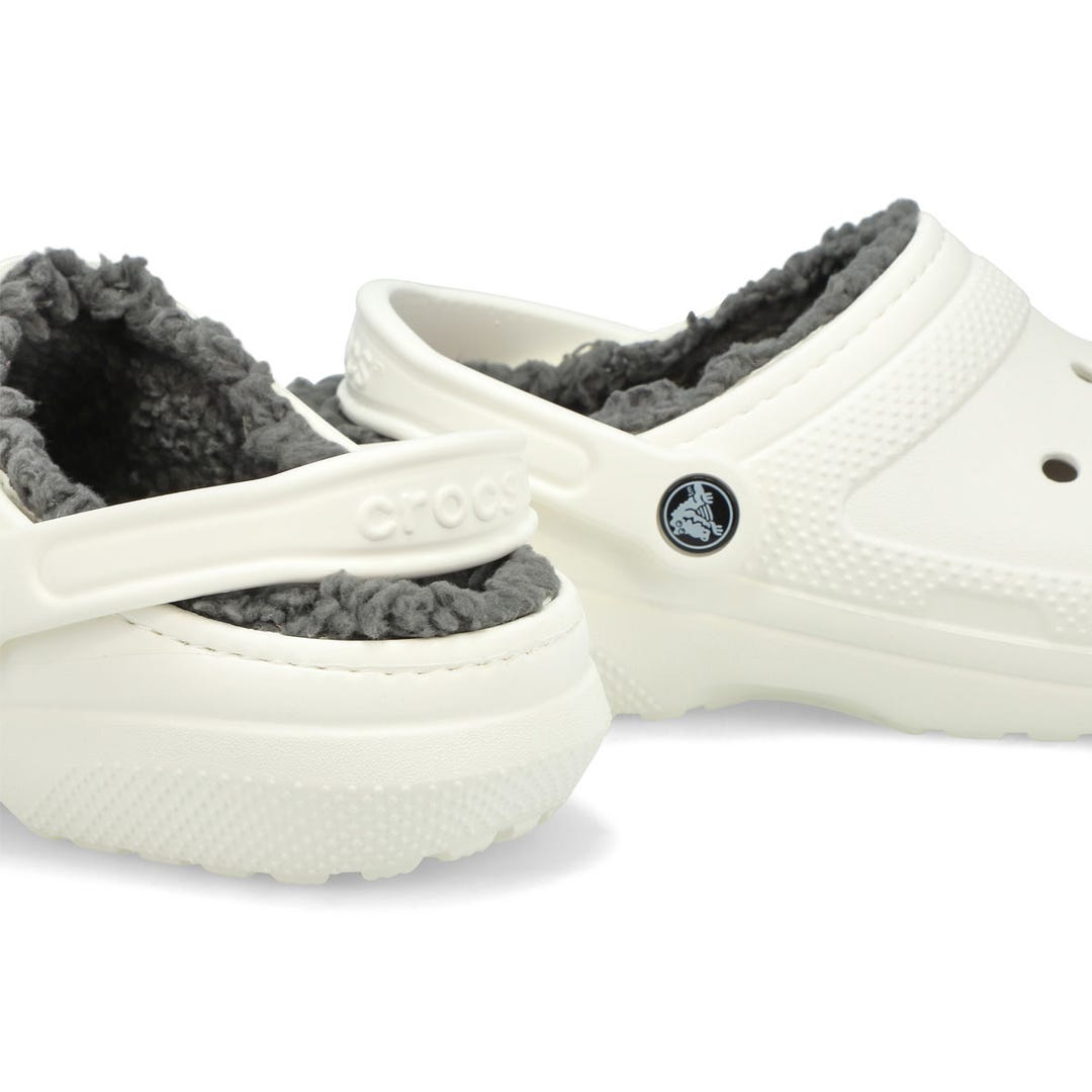 Crocs Women's Classic Lined Comfort Clog - Wh | SoftMoc.com