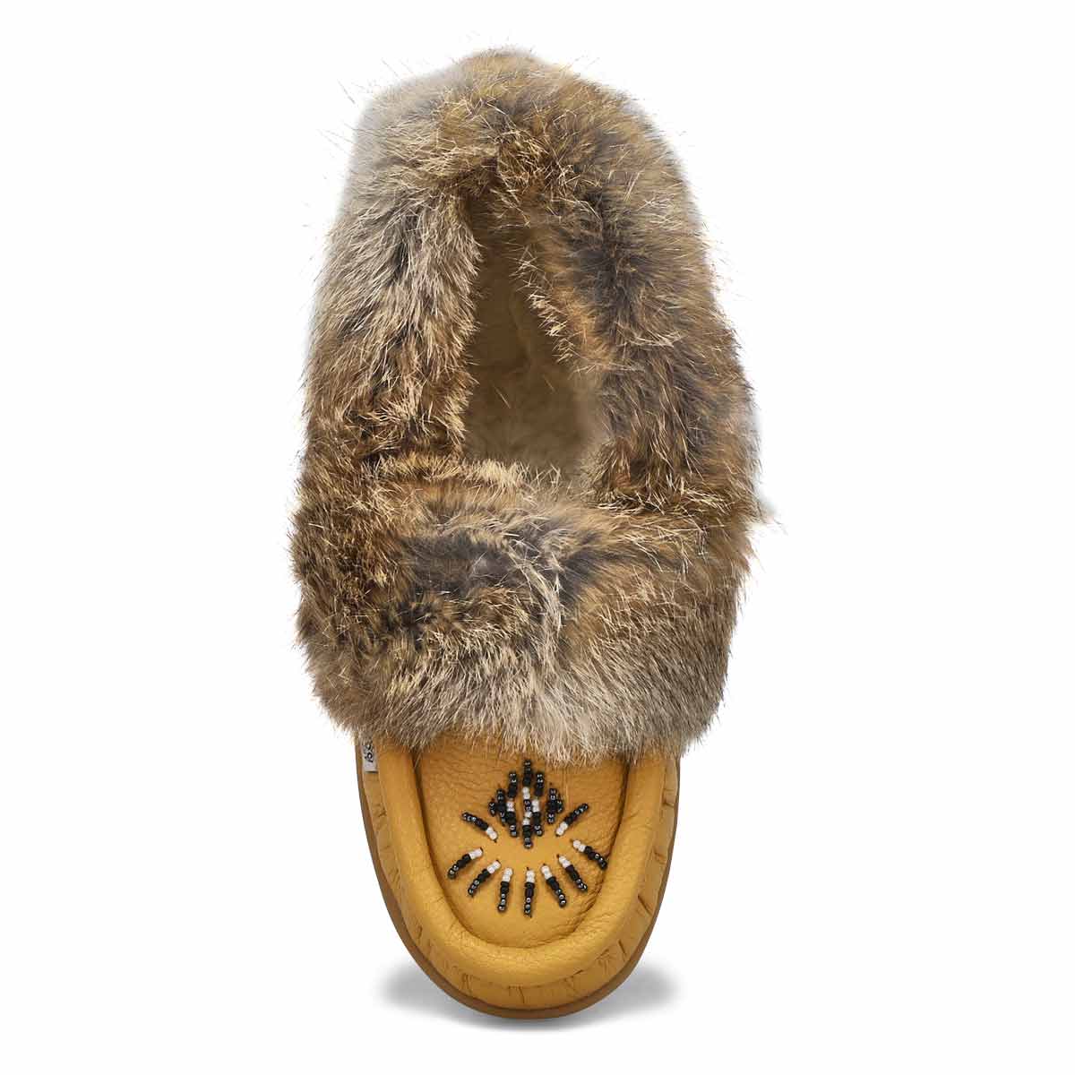 SoftMoc Women's Cute 5 Leather Rabbit Fur Moc | SoftMoc.com