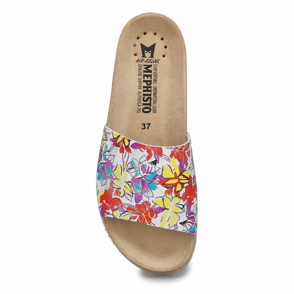 Mephisto Women's Hanik Slide Sandal - Black | SoftMoc.com