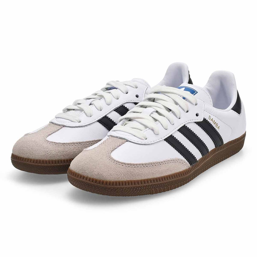 Adidas Women's Samba OG Lace Up Sneaker -Whi | SoftMoc.com