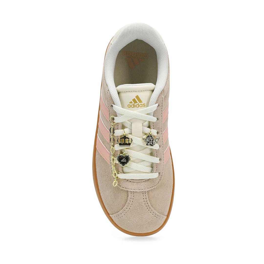 Adidas Kids' VL Court 3.0 K Lace Up Sneaker | SoftMoc.com