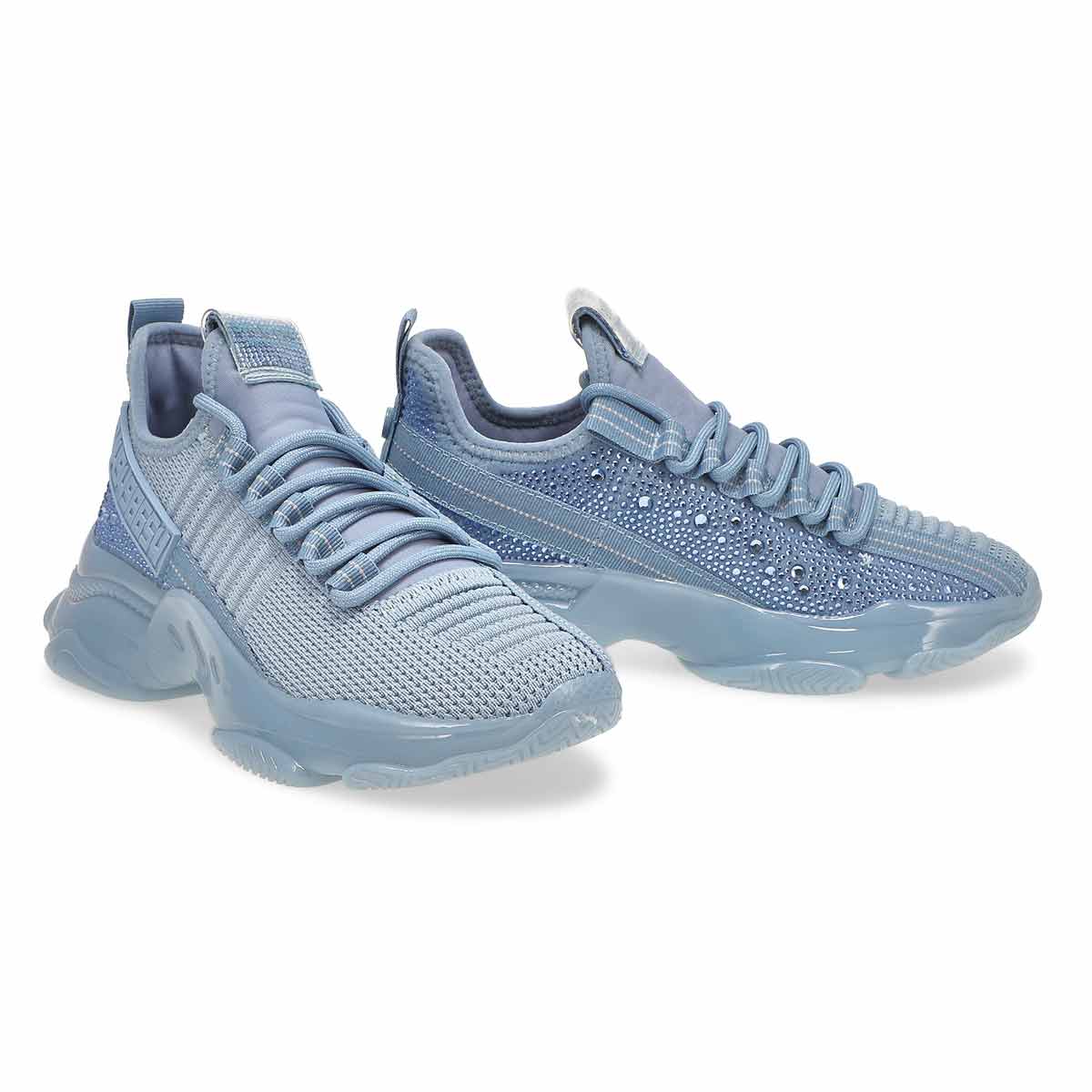 Steve Madden Women's Maxima R Sneaker - Black | SoftMoc.com