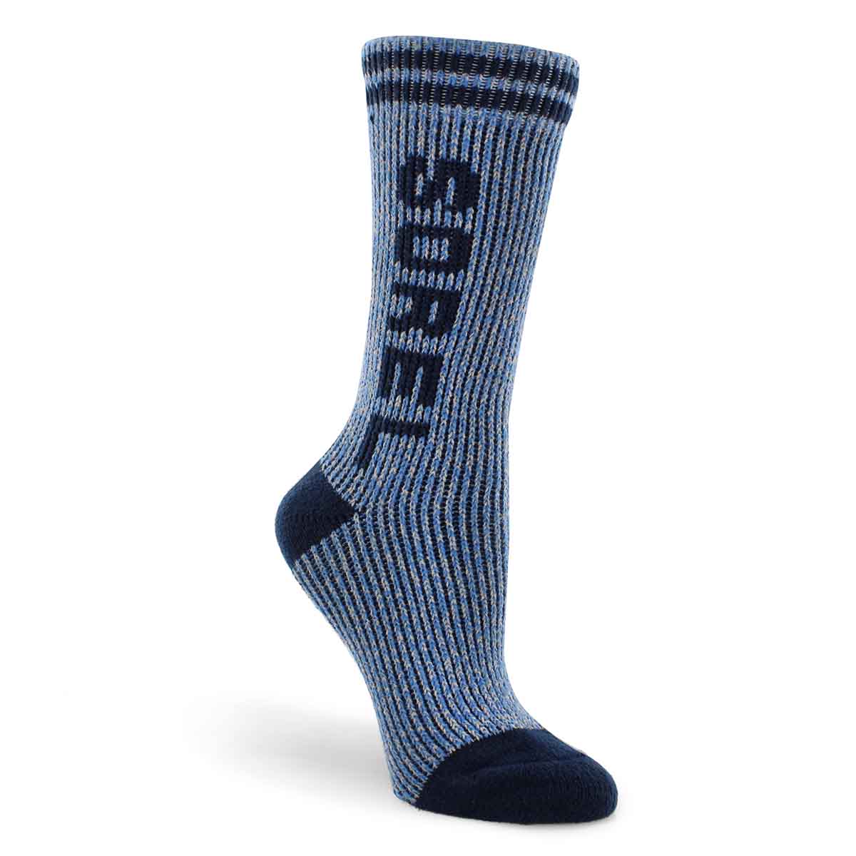 Sorel Women's RAIN quarry/blk tall socks | SoftMoc.com
