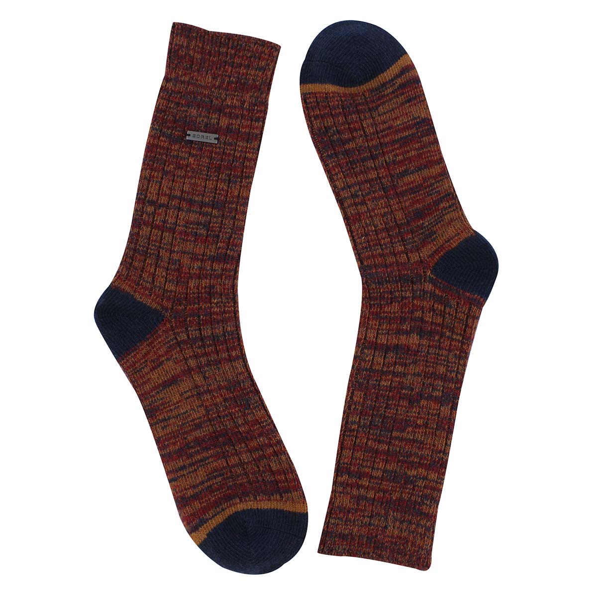 Sorel Women's SPACEDYE black/stn tall socks | SoftMoc.com