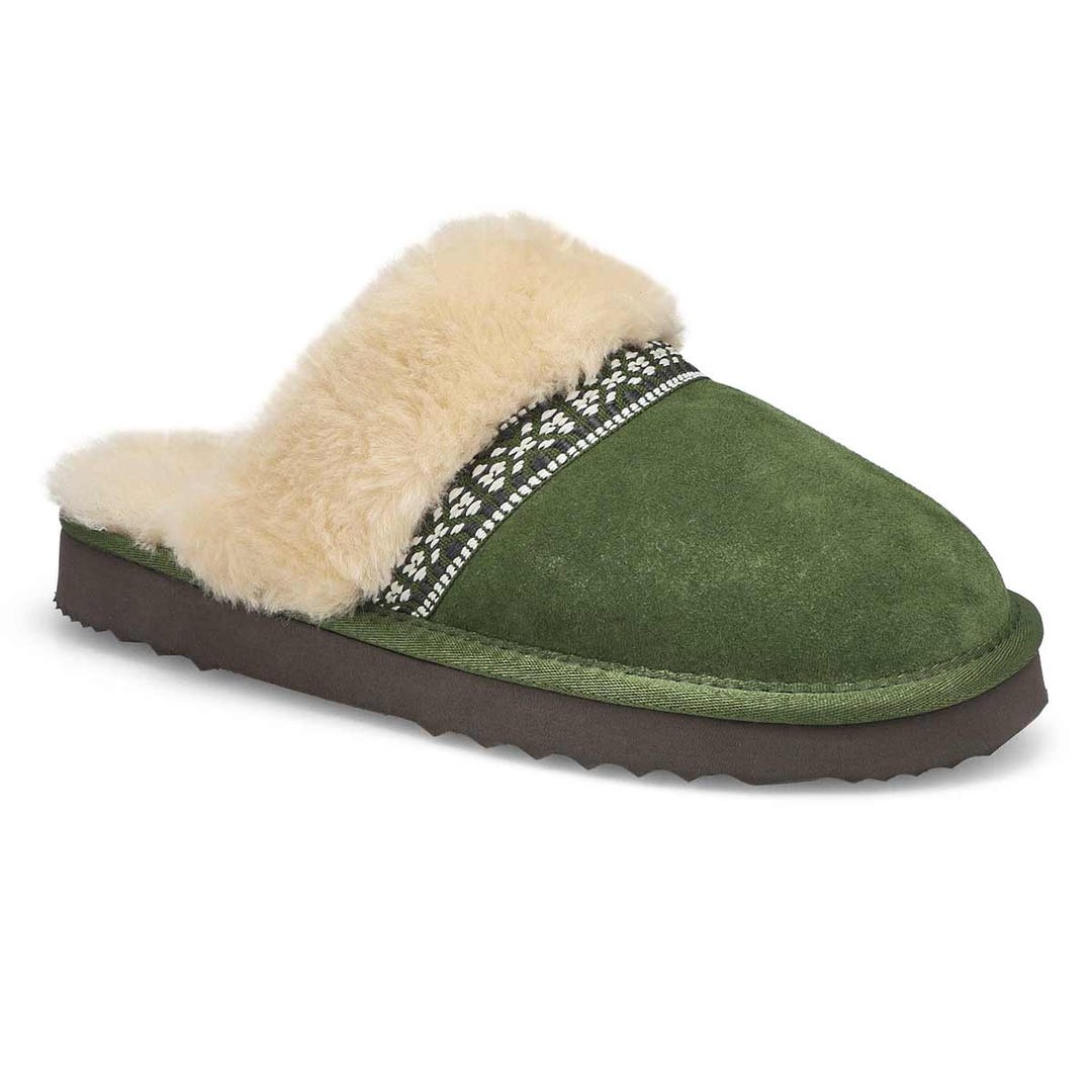 SoftMoc Women's Runabout Open Back Suede Slip | SoftMoc.com