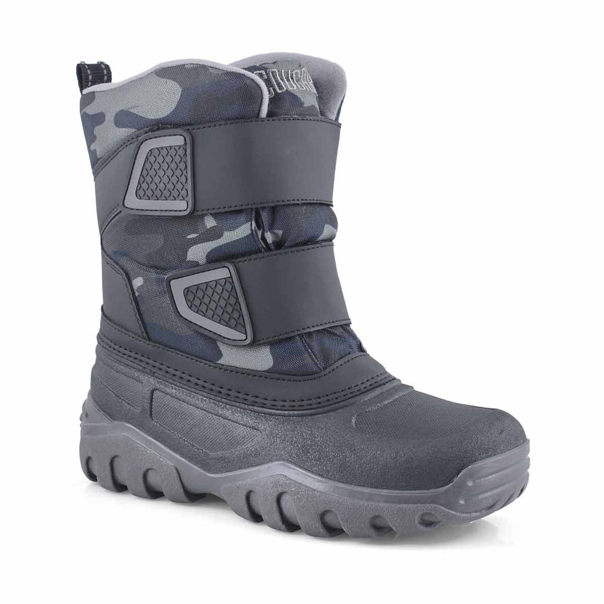 Cougar Boys' SPRINGER blk/camo waterproof win | SoftMoc.com