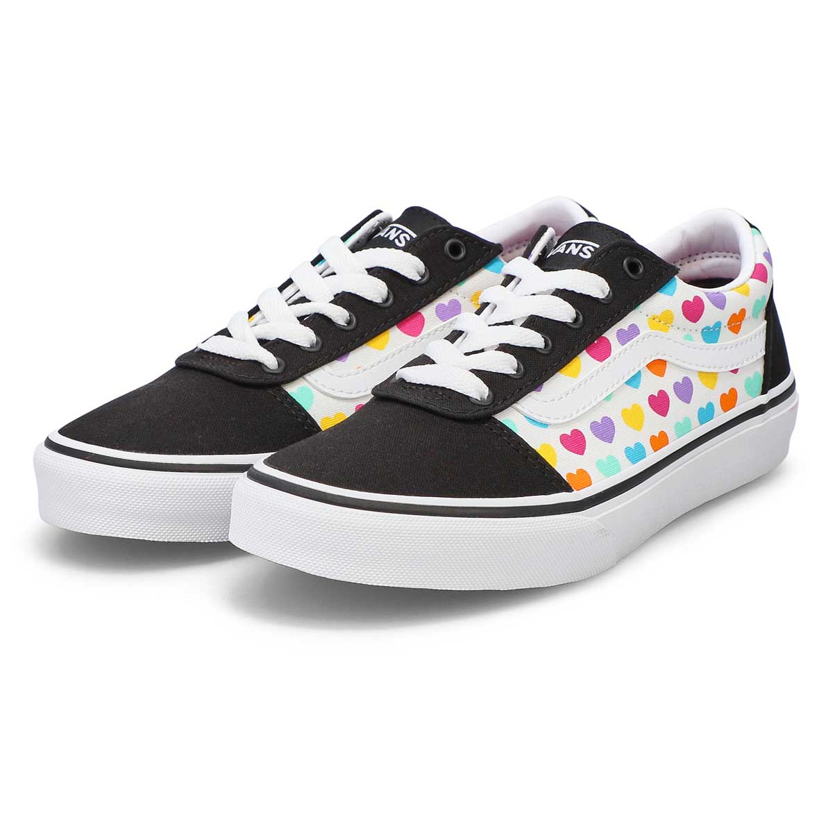 Vans Girls' Ward Sneaker - Chalk Pink | SoftMoc.com