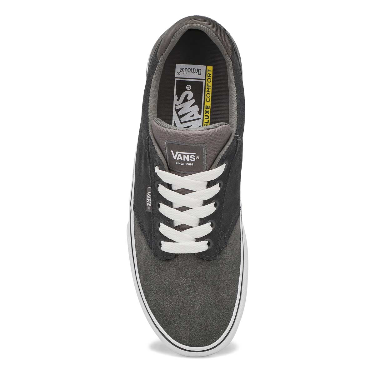 Vans Men's Atwood Deluxe Sneaker - Black/Blac | SoftMoc.com