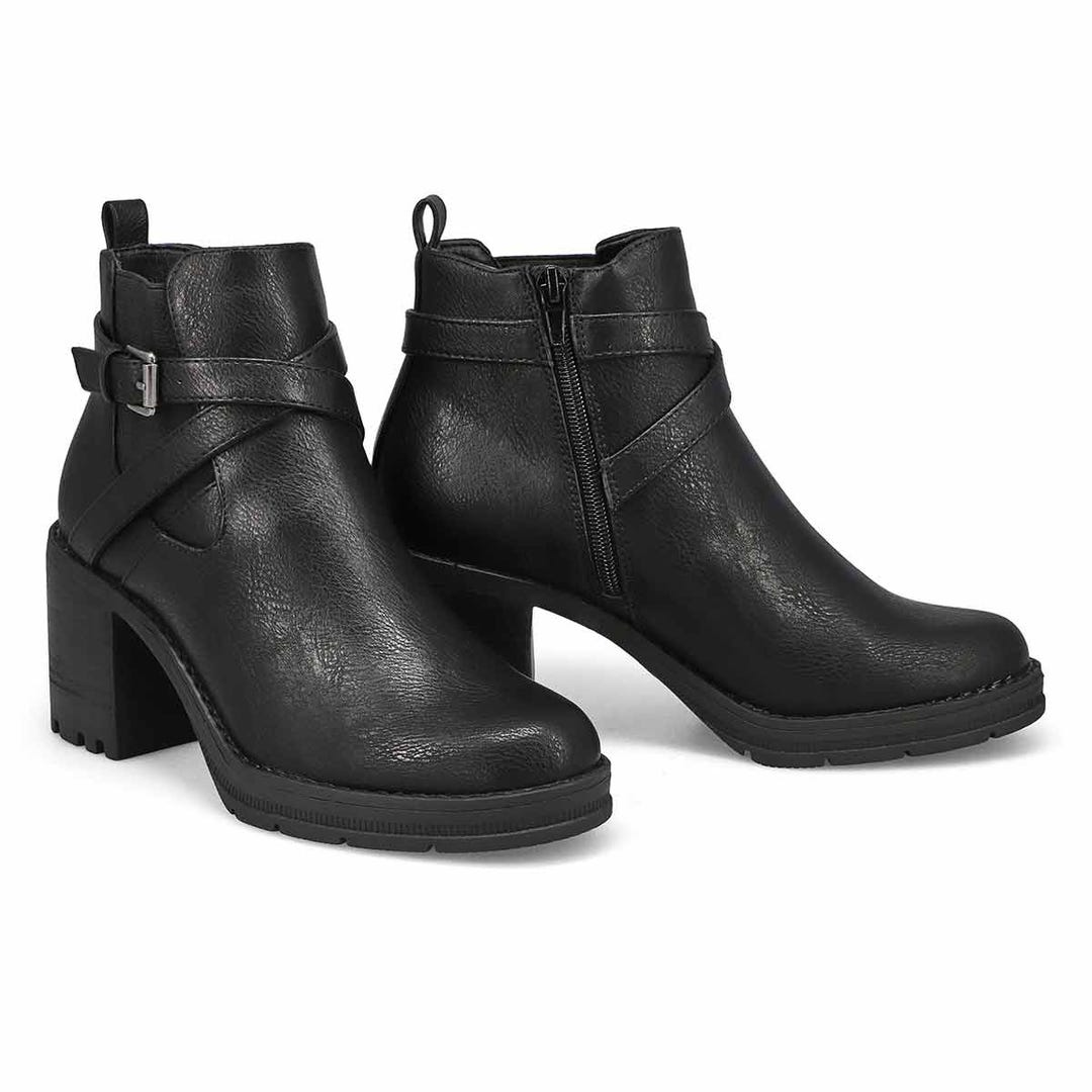 SoftMoc Women's Winnie Heeled Ankle Boot - Bl | SoftMoc.com