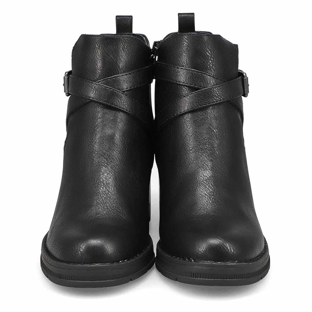SoftMoc Women's Winnie Heeled Ankle Boot - Bl | SoftMoc.com