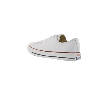 White leather converse price store