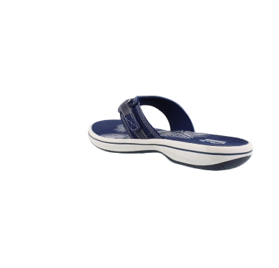 Clarks navy blue flip flops store